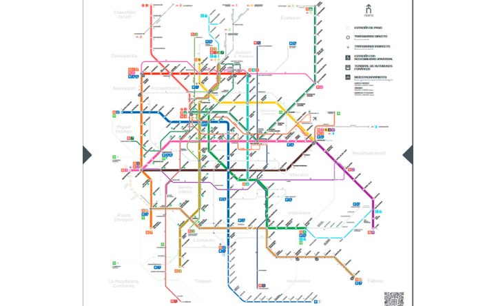 Mapa del metro CDMX sin o con calles ¡Descárgalo aquí en PDF!